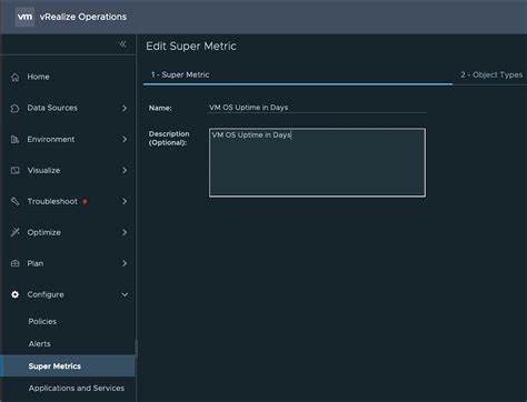 VMware Aria Operations Super Metrics