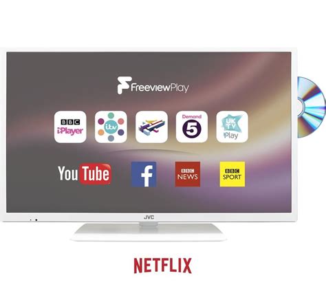 JVC LT C Smart LED TV With Built In DVD Player White White Review Review Electronics
