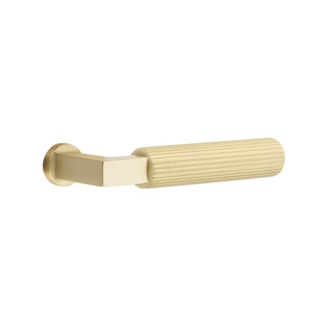 Select L Square Straight Knurled Lever Emtek