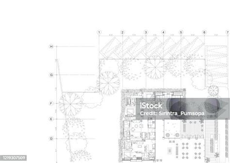 設置傢俱元素的頂視圖勾勒出臥室廚房浴室餐廳和客廳的符號室內圖示床椅子桌子和沙發向量圖形及更多設計圖圖片 設計圖 平面圖 建築業
