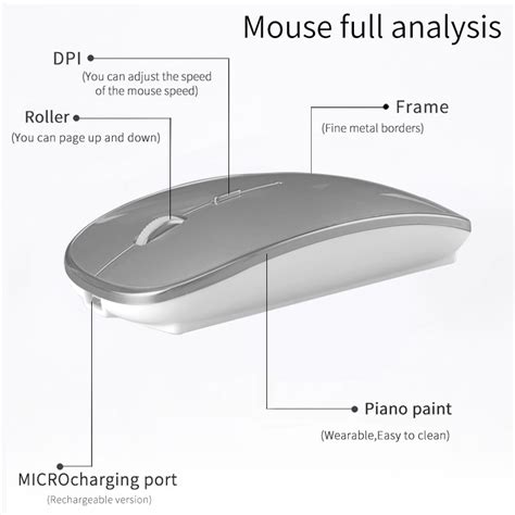 Wireless Mouse For Pc Mute Mini Wireless Mouse For Grandado