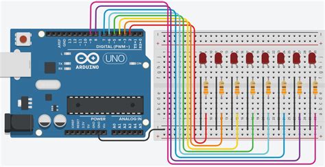Arduino Ile Kara Şimşek Knight Rider Uygulaması Devre Şeması Ve Kodları