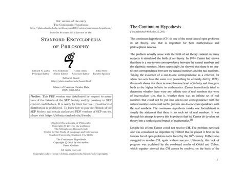 Pdf Continuum Hypothesis A4 Dokumen Tips