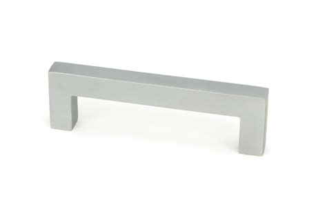 From The Anvil Satin Chrome Albers Pull Handle Small Sealco Scotland