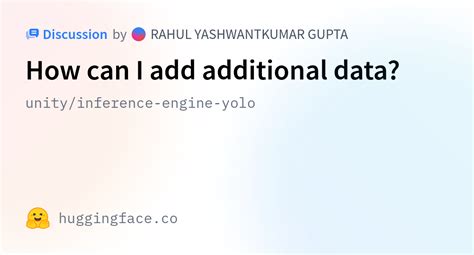 Unityinference Engine Yolo · How Can I Add Additional Data