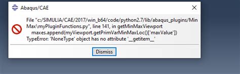 The Getmax Add On Doesnt Work In My Abaqus · Issue 2 · Vis Florum
