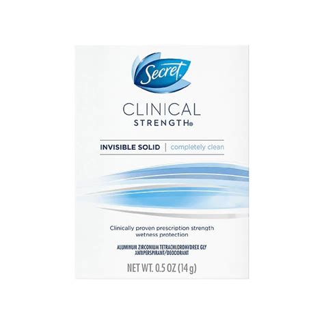 Secret Clinical Strength Invisible Solid Completely Clean