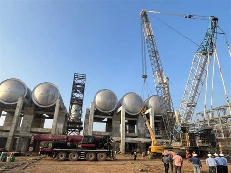 Eil Achieves Milestone 5 Catofin Reactors Erected At Gail Usar Pdh Pp