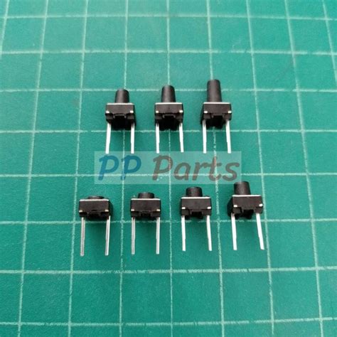 สวิทช์ Push Button Switch สวิทช์ปุ่ม กดติด ปล่อยดับ Micro Trigger Tact