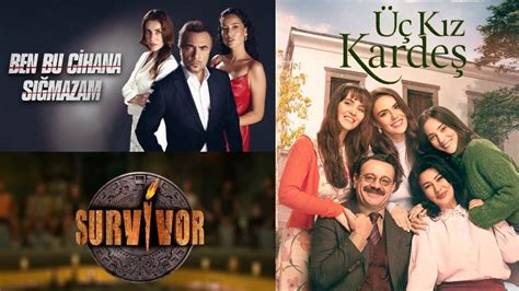 Ocak Salı reyting savaşı sona erdi İşte Survivor Üç Kız Kardeş Yürek Çıkmazı reyting