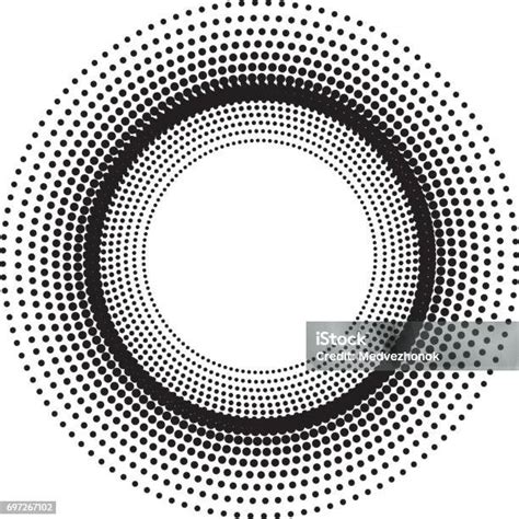 黑色和白色虛線圓框向量圖形及更多乾淨圖片 乾淨 側影 光 Istock