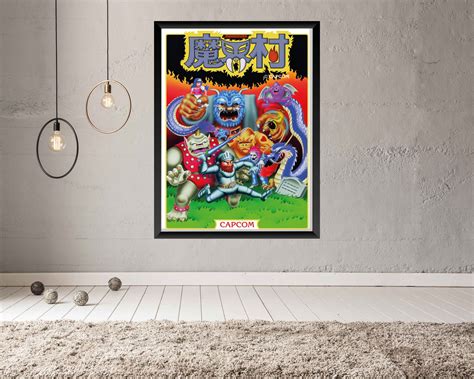 Ghosts N Goblins Arcade Video Game Poster B Size OFFSET Etsy