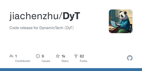 Github Jiachenzhudyt Code Release For Dynamictanh Dyt