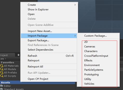 使用unity的standard Assets进行原型制作unity3dstandasset Csdn博客
