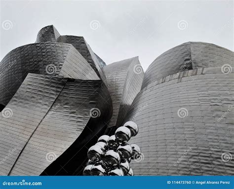 Original And Modern Architecture In Titanium Editorial Image Image Of