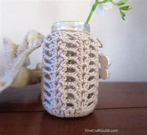 Mason Jar Cover Crochet Pattern