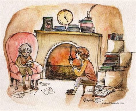 Фродо и Бильбо Frodo And Bilbo By Lawksie On Deviantart Tolkien Artwork Frodo The Hobbit