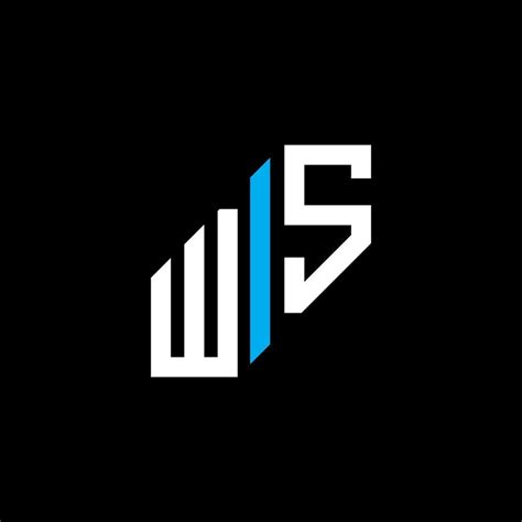 Ws Letter Logo Creative Design With Vector Graphic Vector Art