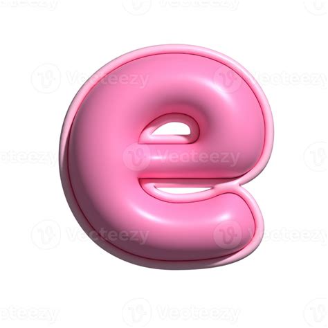 Letter E Pink Alphabet Glossy Sticker Design Inspiration Lettering Pink Letter
