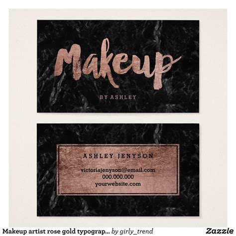 Create Your Own Profile Card Zazzle Makeup Artist Business Cards Artist Business Cards