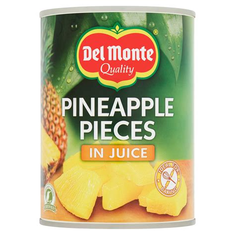 Del Monte Pineapple Pieces In Juice 565g Tinned Fruit Desserts
