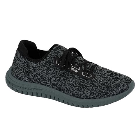 TÊNIS MASCULINO KNIT PRETO ACTVITTA 4928 100
