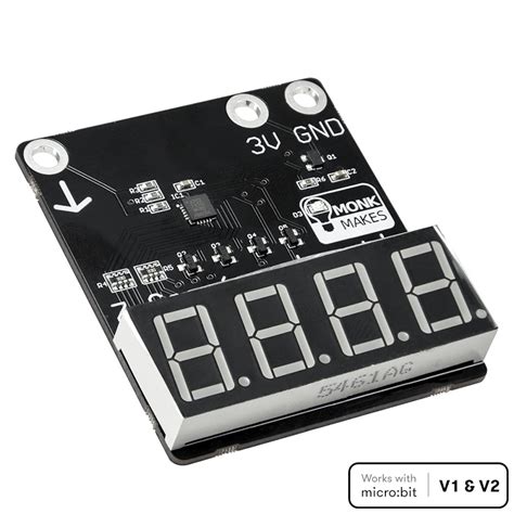 Monk Makes 7 Segment For Micro Bit Buy In Australia CE05792 Core Electronics
