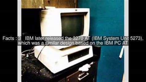 IBM 3270 PC Top 5 Facts YouTube
