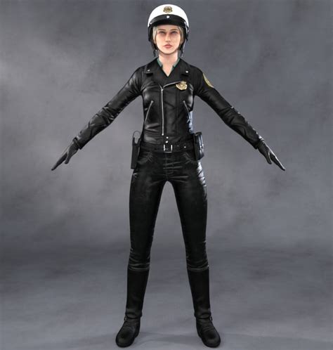 Lots Of Points For Cybil Bennett Silent Hill Cop Free Daz 3d Models