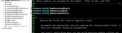 compiler tms320f28027f how write to flash and read from flash for