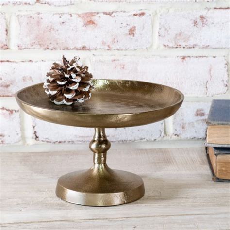 Antique Brass Cake Stand Hopper Reed Designs