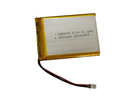 3 7v聚合物锂电池 655272 3000mah 3 7v 2pin 东莞市旋力电子有限公司
