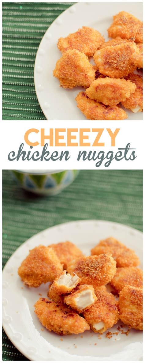 Baked Cheesy Chicken Nuggets A Grande Life