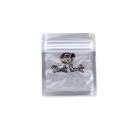 Skunk Sack Smell Proof Bag Small Clear 12 Sacks Ez Test Australia