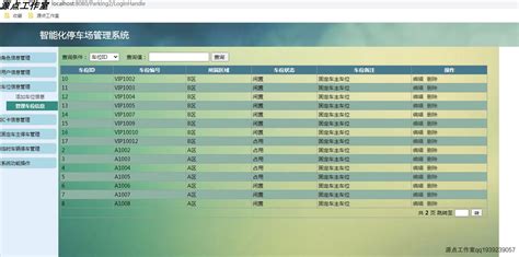 java web jsp servlet 停车场管理系统 mysql 源码 csdn博客