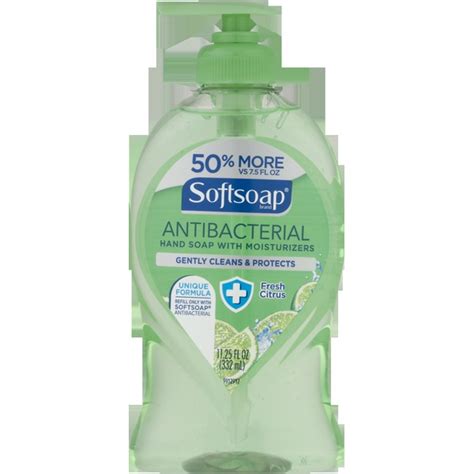 Softsoap Antibacterial Hand Soap Fresh Citrus 1125 Fl Oz From