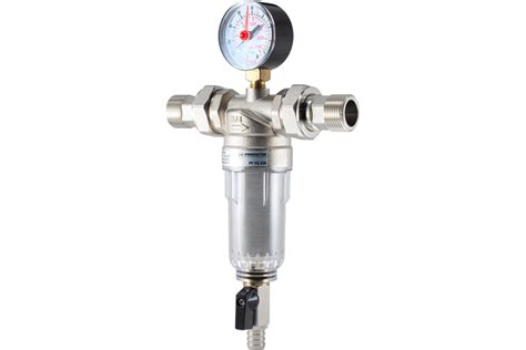 Фильтр промывной с манометром для холодной воды PROFACTOR 3/4" PF FS ...