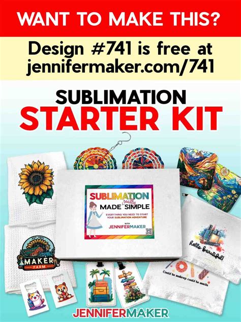 Sublimation Beginners Starter Kit No Printer Needed Jennifer Maker