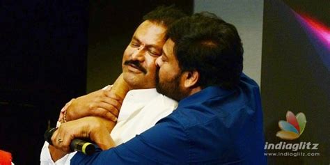 Chiranjeevi Kisses Mohan Babu Tamil News