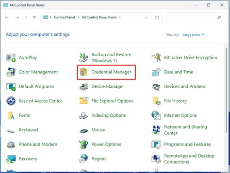 How To Open Credential Manager In Windows 11 6 Ways For You MiniTool