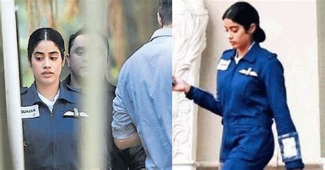 Janhvi Kapoors Look From Gunjan Saxena Biopic LEAKED