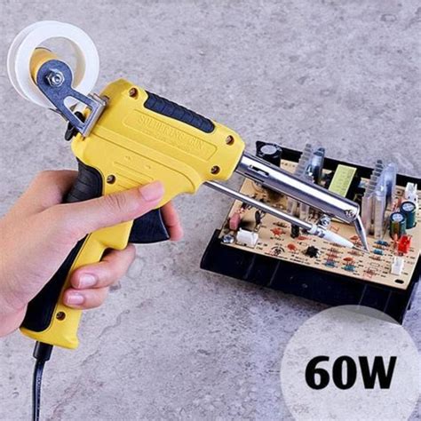 หัวแร้งบัดกรี หัวแร้งไฟฟ้า 60w พร้อมตะกั่วบัดกรี สำหรับงาน Diy งานช่าง