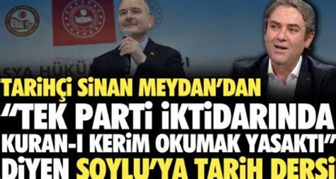 Tarihçi Sinan Meydan dan Tek parti iktidarında Kuran ı Kerim okumak