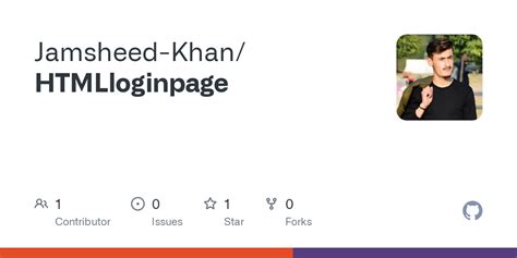 Github Jamsheed Khanhtmlloginpage