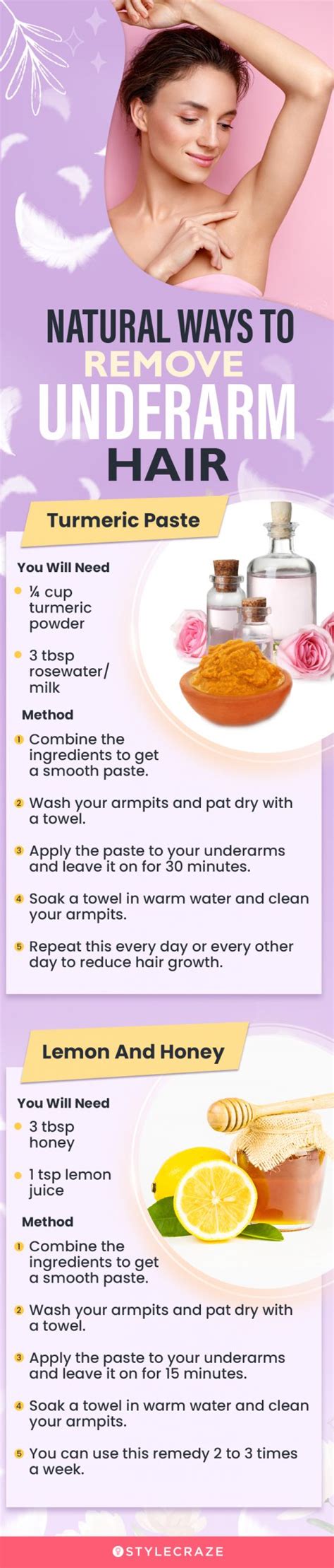 How To Remove Underarm Hair (Armpit Hair) At Home