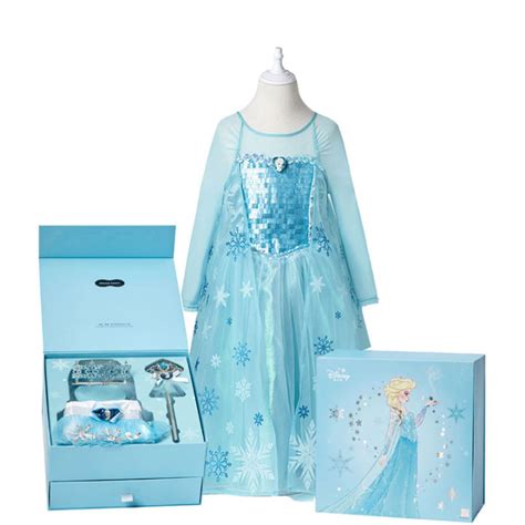Disney Genuine Frozen Princess Aisha Dress Dream Gift Box Anna Snow