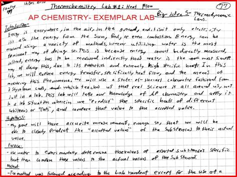 AP Chemistry Pedersen Science