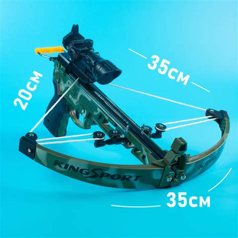 Арбалет пистолет детский Камуфляж мишень 4 стрелы купить с доставкой по выгодным ценам в