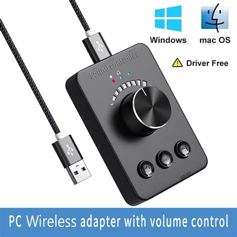 3 Modes Usb Computer Volume Controller Bluetooth Compatible 5 1
