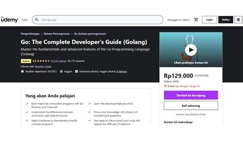 Golang Pengertian Fungsi Rekomendasi Tempat Belajarnya